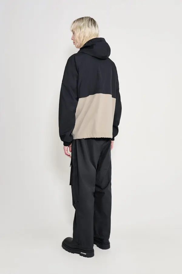 Stutterheim Forsa Two-tone Matte Anorak Black/potato