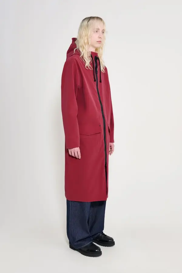 Stutterheim Stockholm Long Patch Raincoat