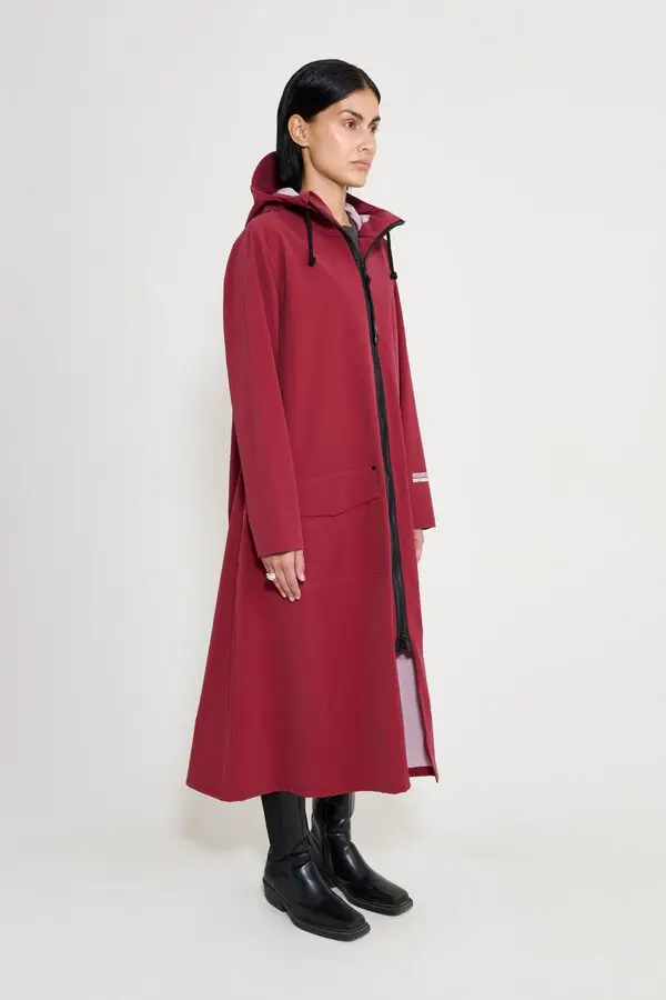 Stutterheim Stockholm Long Patch Raincoat