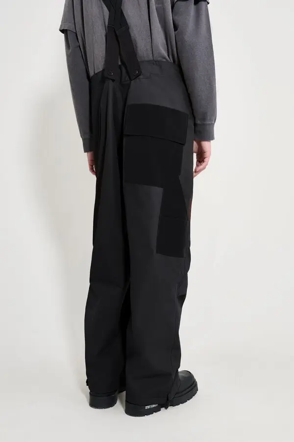 Stutterheim Space Bib Trousers - Black
