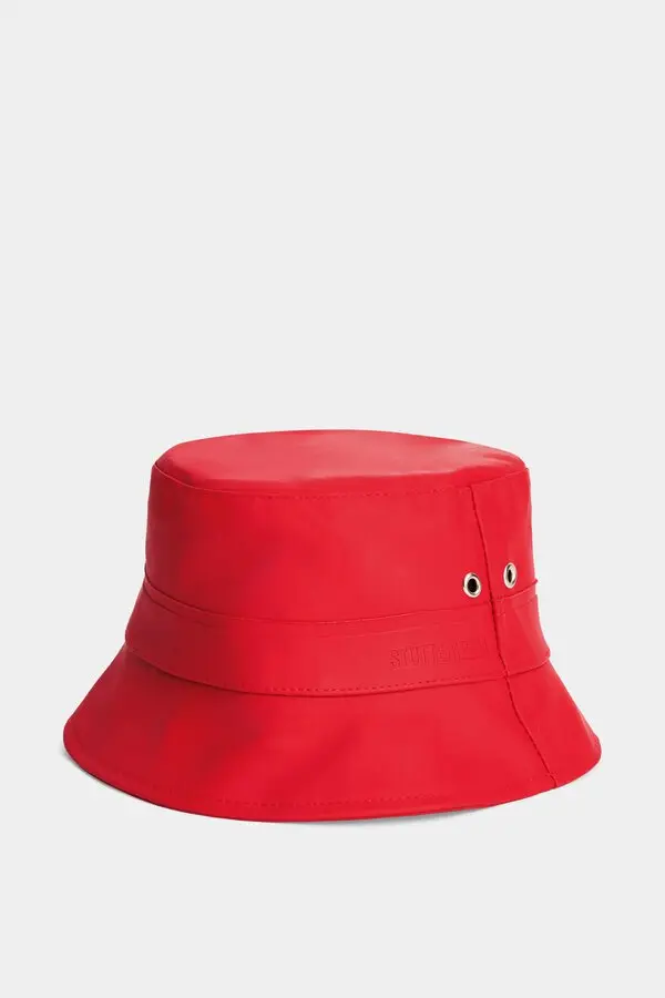 Stutterheim Beckholmen Bucket Hat - Red
