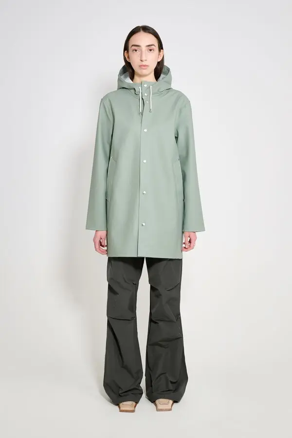 Stutterheim Stockholm Original Raincoat - Khaki Green