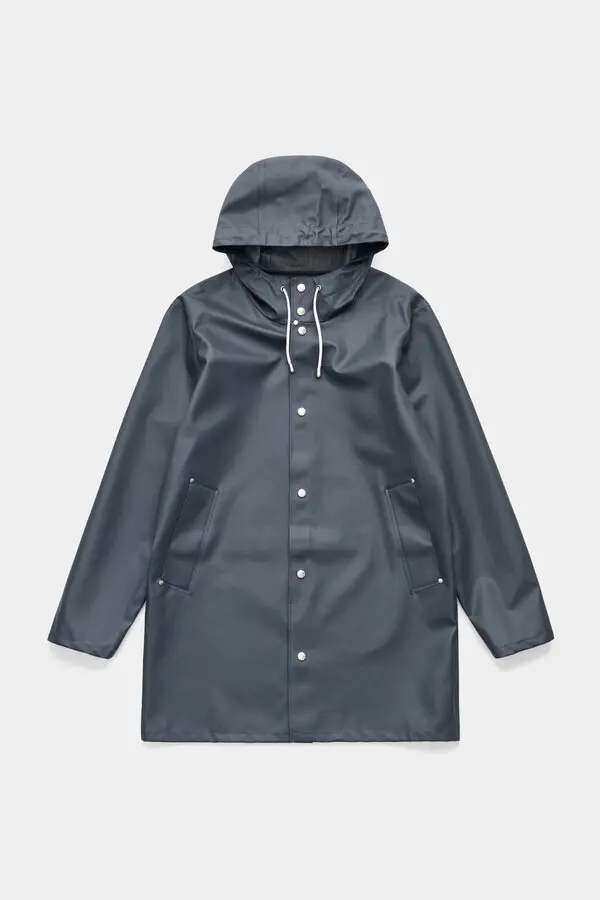 Stutterheim Stockholm Lightweight Raincoat - Charcoal