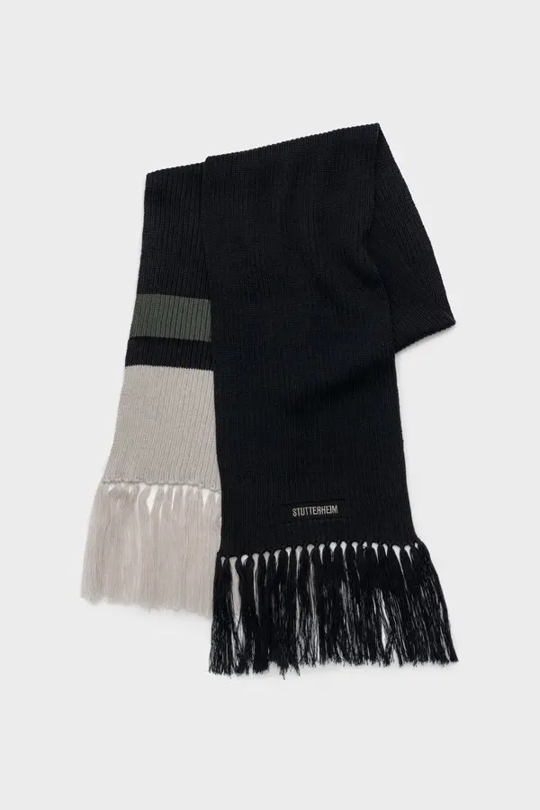 Stutterheim Fringe Scarf - Black