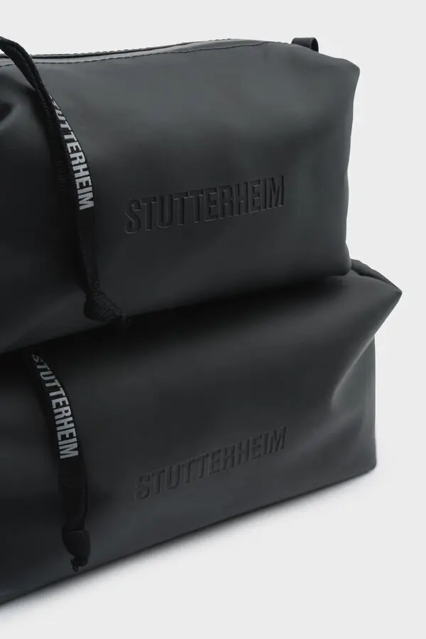 Stutterheim Container Small Wash Bag - Black