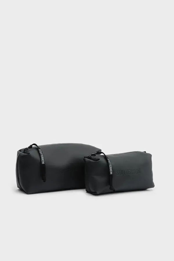Stutterheim Container Small Wash Bag - Black
