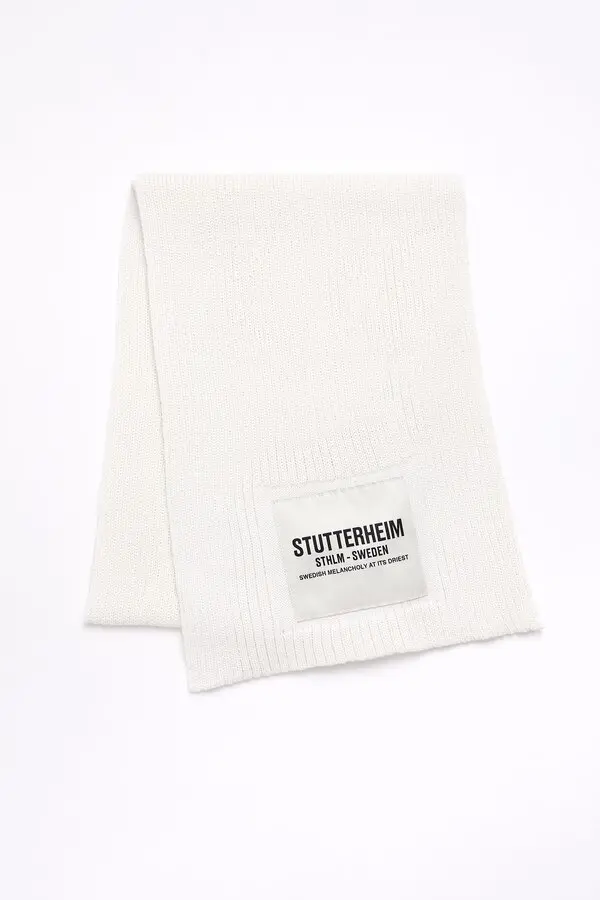 Stutterheim Wrap Scarf Off-white - Off White