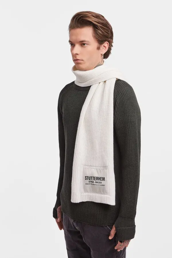 Stutterheim Wrap Scarf Off-white