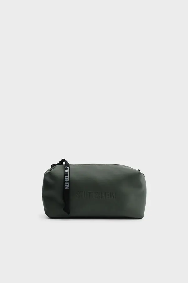 Stutterheim Container Small Wash Bag - Green
