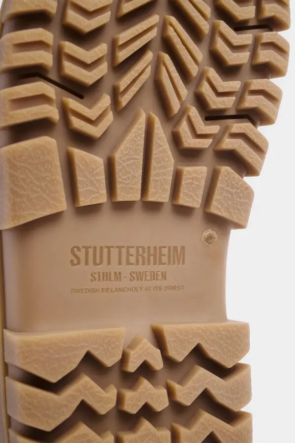 Stutterheim Patrol Zip Boot Suede /fudge