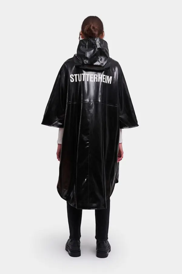 Stutterheim Concert Print Opal Poncho