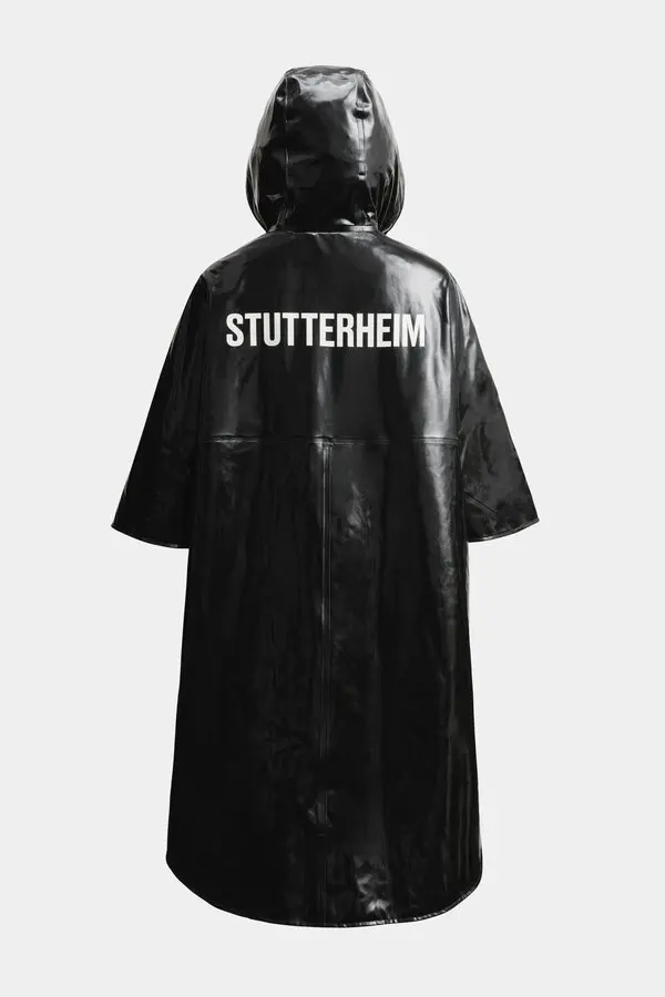 Stutterheim Concert Print Opal Poncho