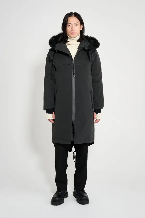 Stutterheim Kalix Matte Parka - Black