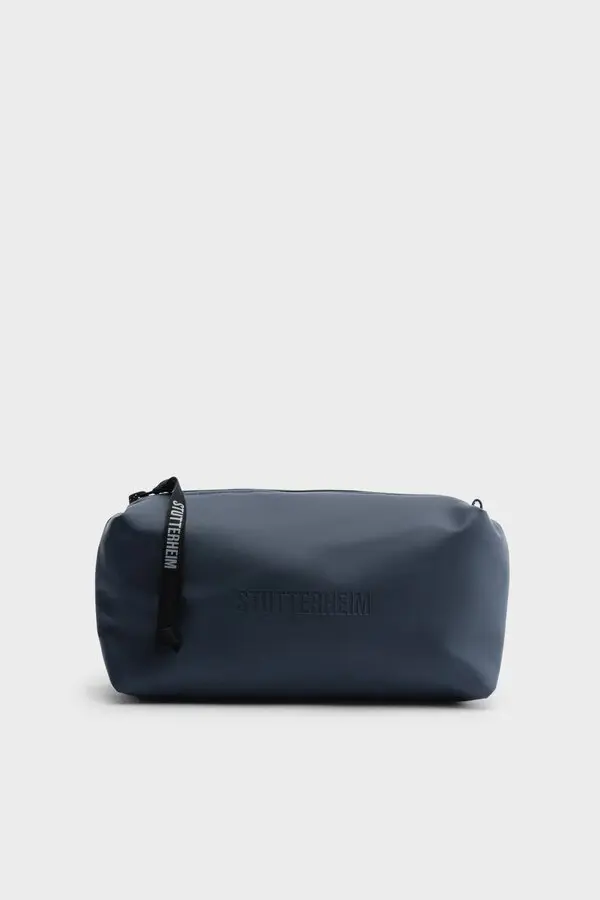 Stutterheim Container Large Wash Bag - Navy