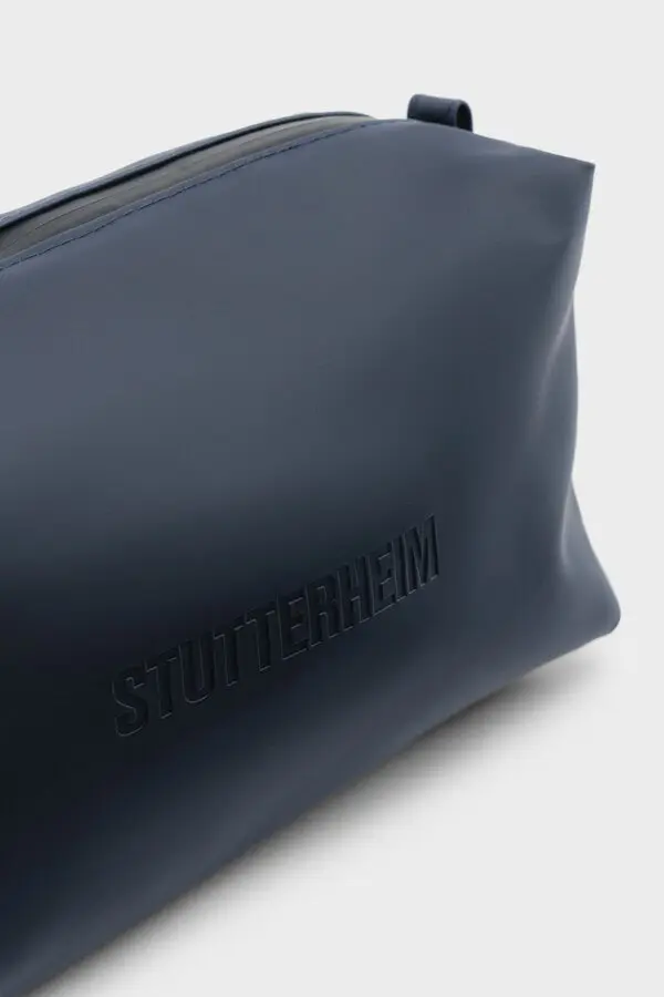 Stutterheim Container Large Wash Bag - Navy
