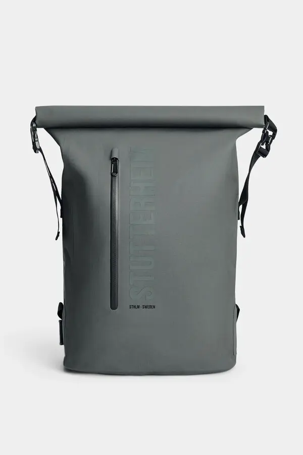 Stutterheim Rain Rolltop 25l Backpack - Green