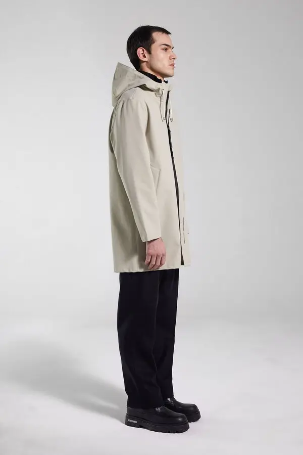 Stutterheim Stockholm Lightweight Zip Matte Raincoat