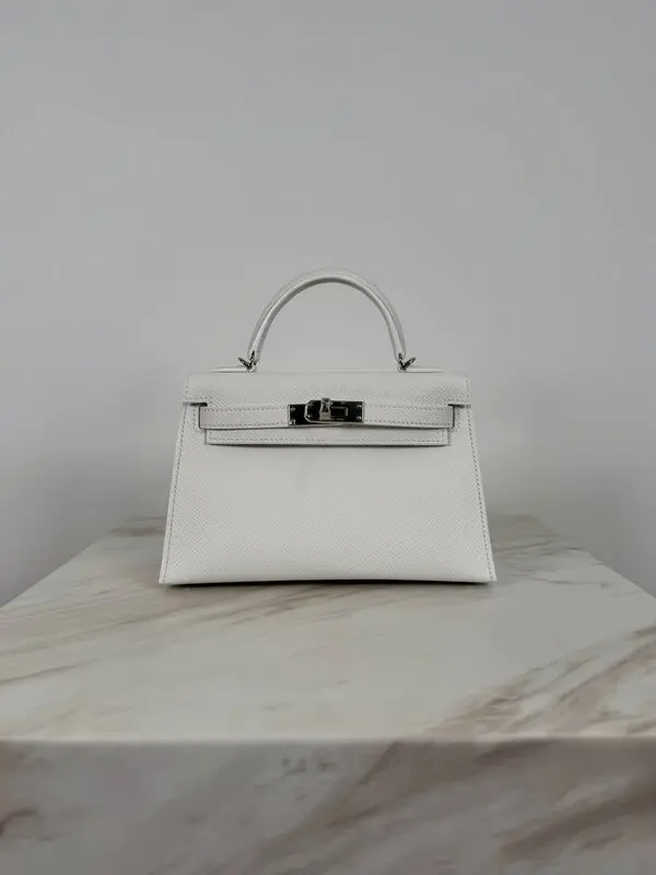 Hermès Mini Kelly Epsom Palladium Hardware