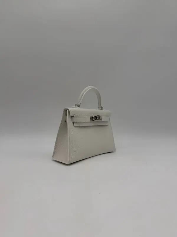 Hermès Mini Kelly Epsom Palladium Hardware