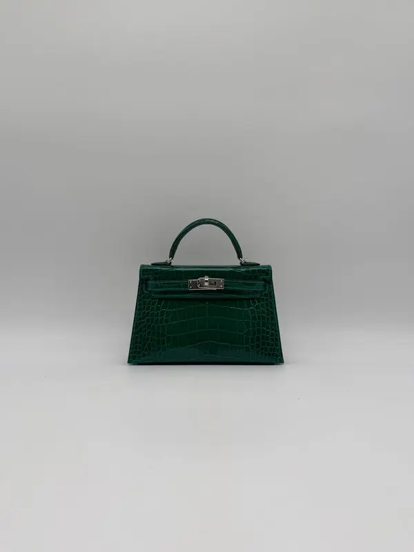 Hermès Mini Kelly Vert Emeraude Shiny Alligator G 2026