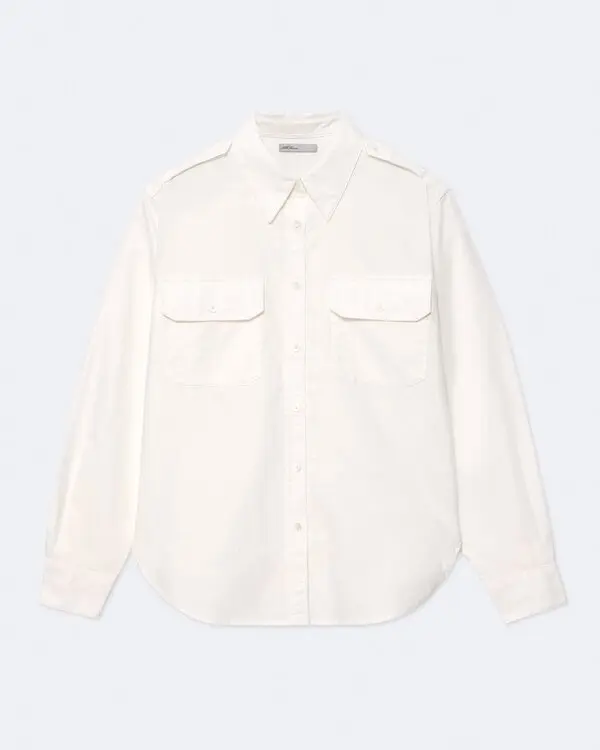 ALLSAINTS Maven Relaxed-fit Military Shirt - White