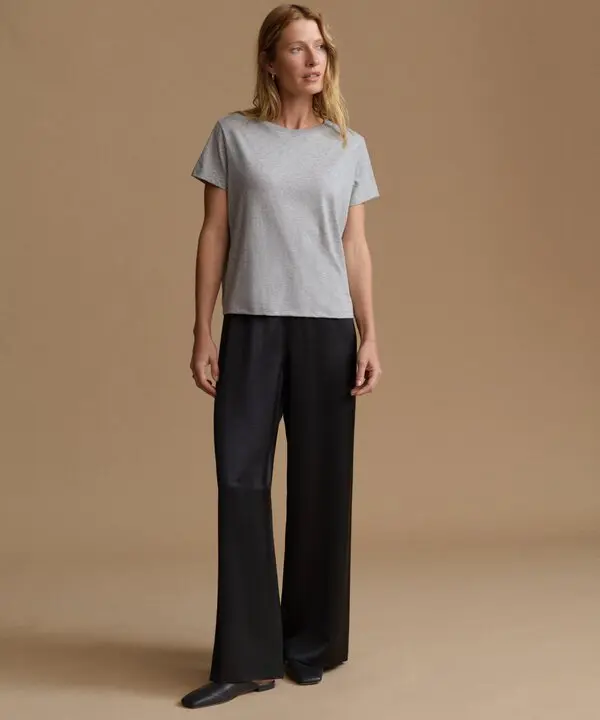 Jenni Kayne Clean Classic T-shirt - Heather Grey