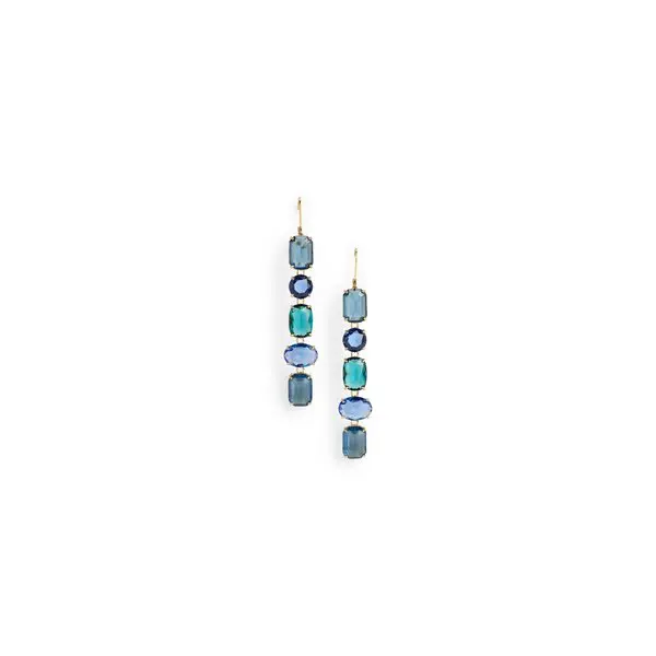 Ralph Lauren Gold-plated Stone Linear Drop Earrings