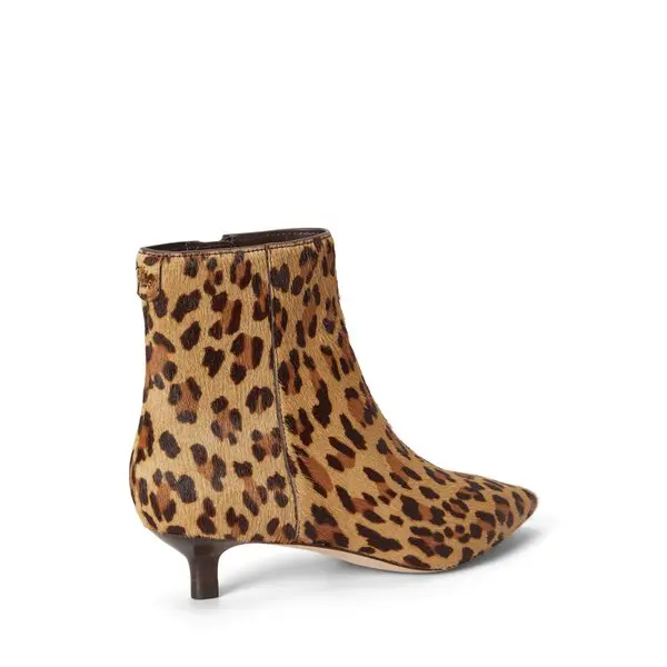 Ralph Lauren Francesca Leopard-print Haircalf Bootie
