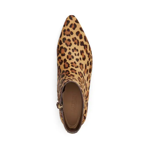 Ralph Lauren Francesca Leopard-print Haircalf Bootie