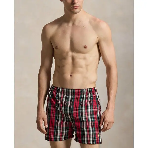 Ralph Lauren Classic Fit Woven Cotton Boxer 3-pack