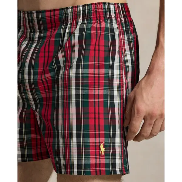 Ralph Lauren Classic Fit Woven Cotton Boxer 3-pack