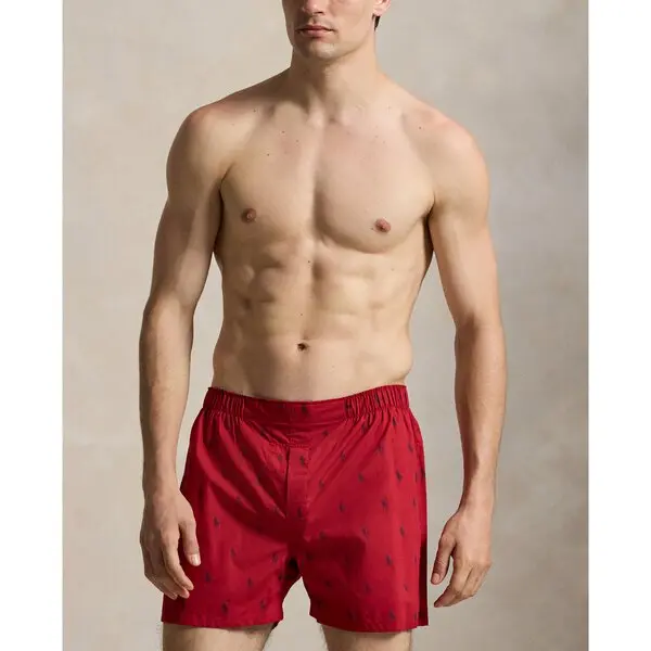 Ralph Lauren Classic Fit Woven Cotton Boxer 3-pack