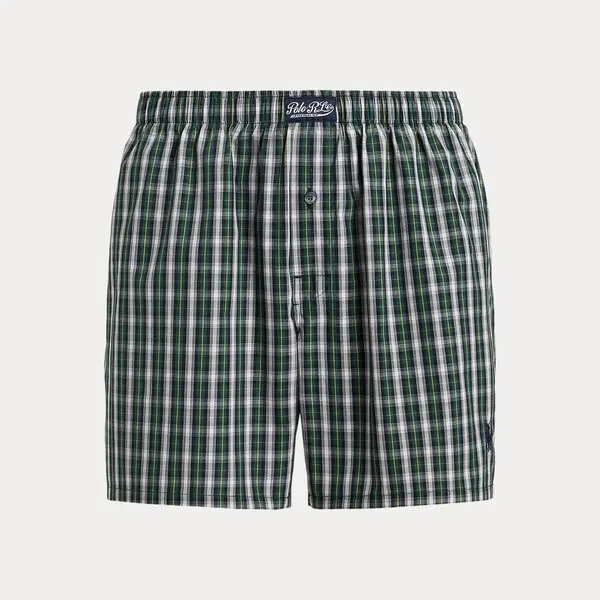 Ralph Lauren Plaid Woven Cotton Boxer - Mayborne