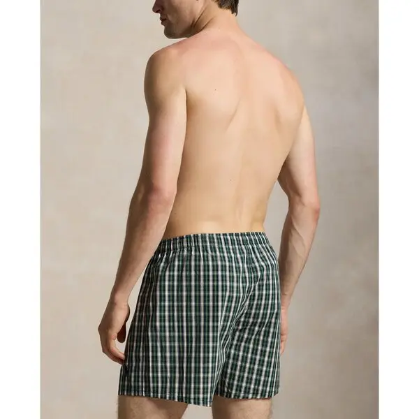 Ralph Lauren Plaid Woven Cotton Boxer