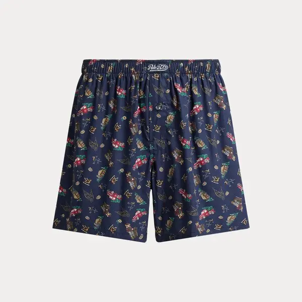 Ralph Lauren Polo Bear Cotton Boxer - Navy Multi