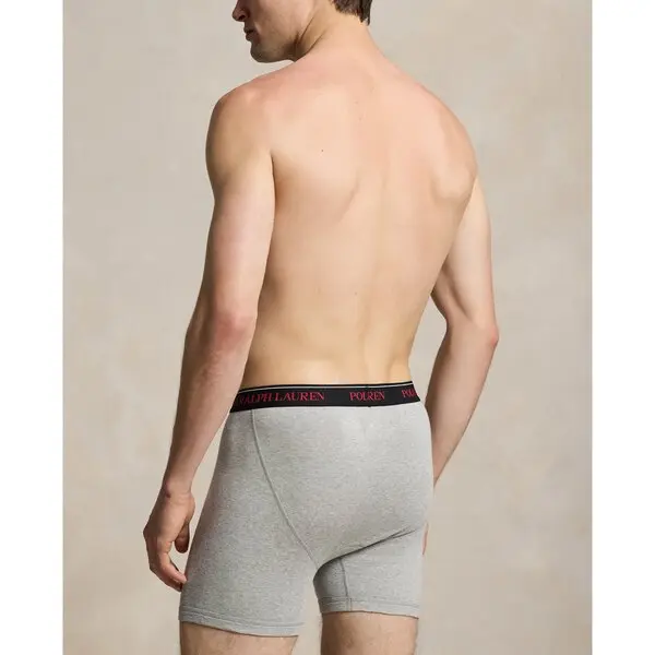 Ralph Lauren Cotton Wicking Boxer Brief 3-pack