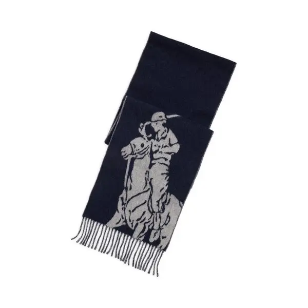 Ralph Lauren Big Pony Wool-blend Scarf