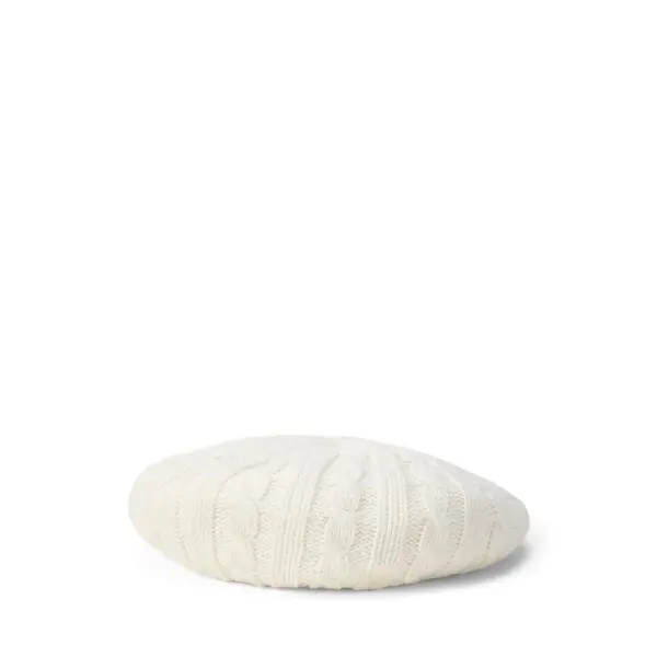 Ralph Lauren Cable-knit Beret - Cream