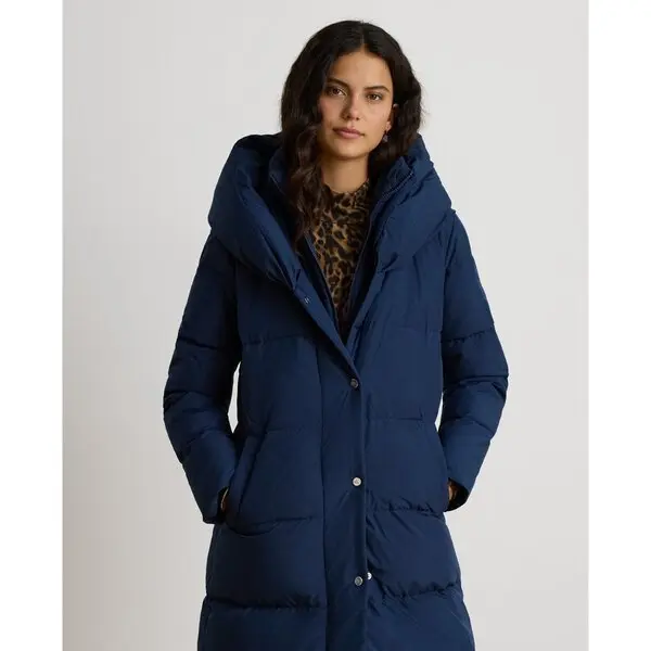 Ralph Lauren Oversize-collar Quilted Down Coat