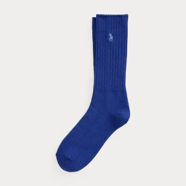 Ralph Lauren Cotton-blend Crew Socks - Midnight Blue