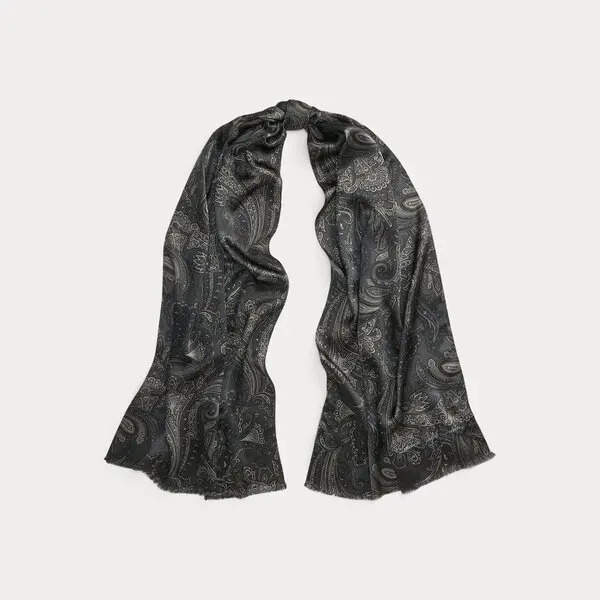 Ralph Lauren Paisley Silk Scarf
