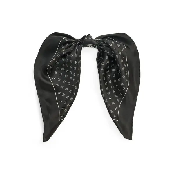 Ralph Lauren Foulard-print Logo Silk Square Scarf