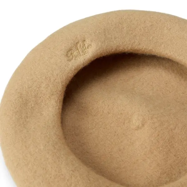 Ralph Lauren Wool Beret - Classic Camel