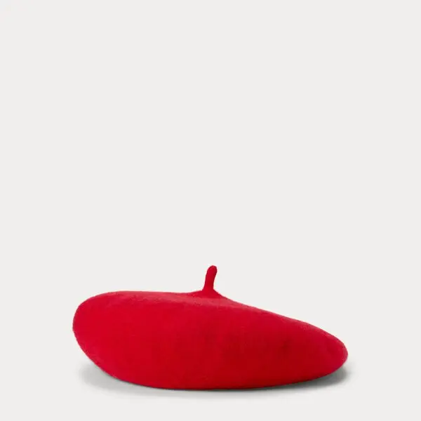 Ralph Lauren Wool Beret - Ralph Red