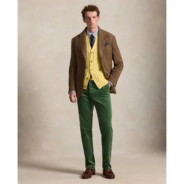 Ralph Lauren The Rl67 Glen Plaid Tweed Jacket