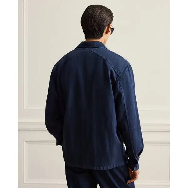 Ralph Lauren Garment-dyed Cotton-linen Shirt