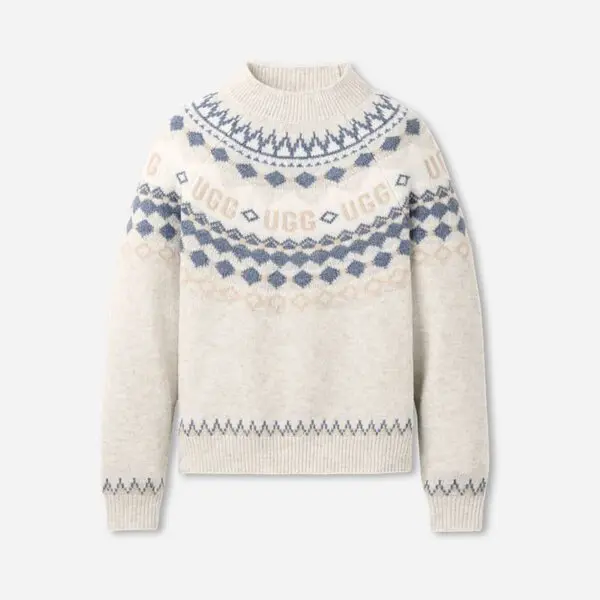 UGG Braylee Isle Sweater Tops - Grey Heather Multi