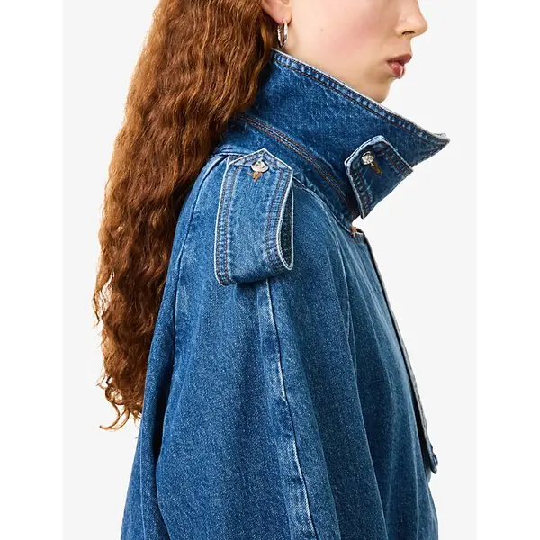 ANINE BING Pascale Double-breasted Denim Jeans