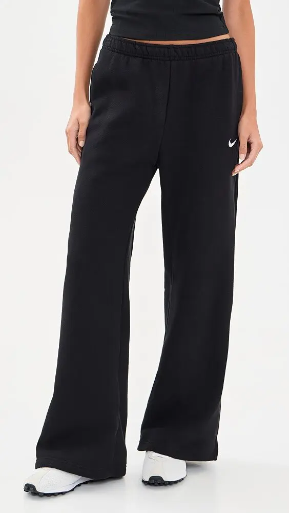 Nike Mid Rise Sweatpants - Black/sail