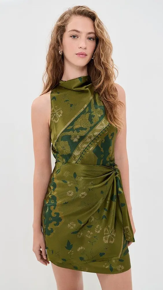 REFORMATION Stelliana Silk Dress